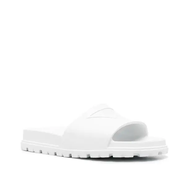 Prada Logo Rubber Flats