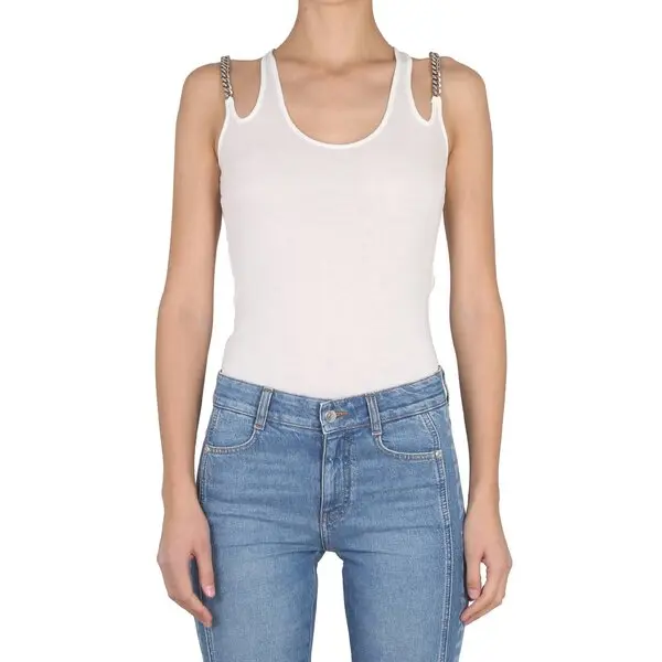 Stella McCartney Falabella Chain Top - White