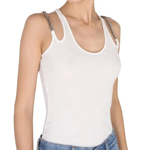 Stella McCartney Falabella Chain Top - White