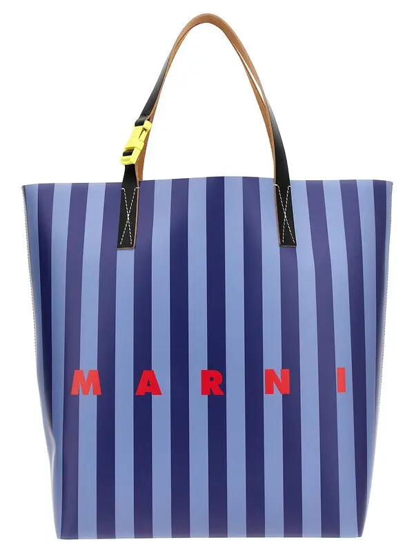 Marni Tribeca Shopping Bag - Blue