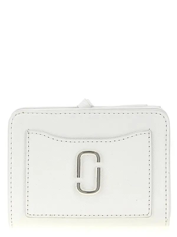 Marc Jacobs The Utility Snapshot Mini Compact' Wallet - White