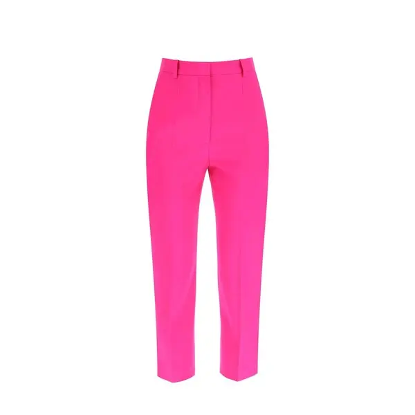 Alexander McQueen Classic Wool Trousers - Pink
