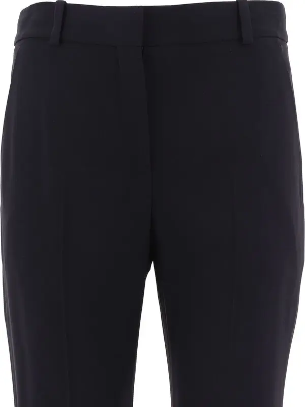 Alexander McQueen Straight Leg Trousers - Black