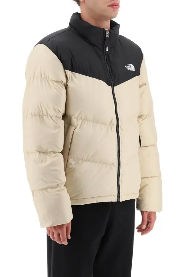 The North Face Saikuru Short Puffer Jacket - Beige