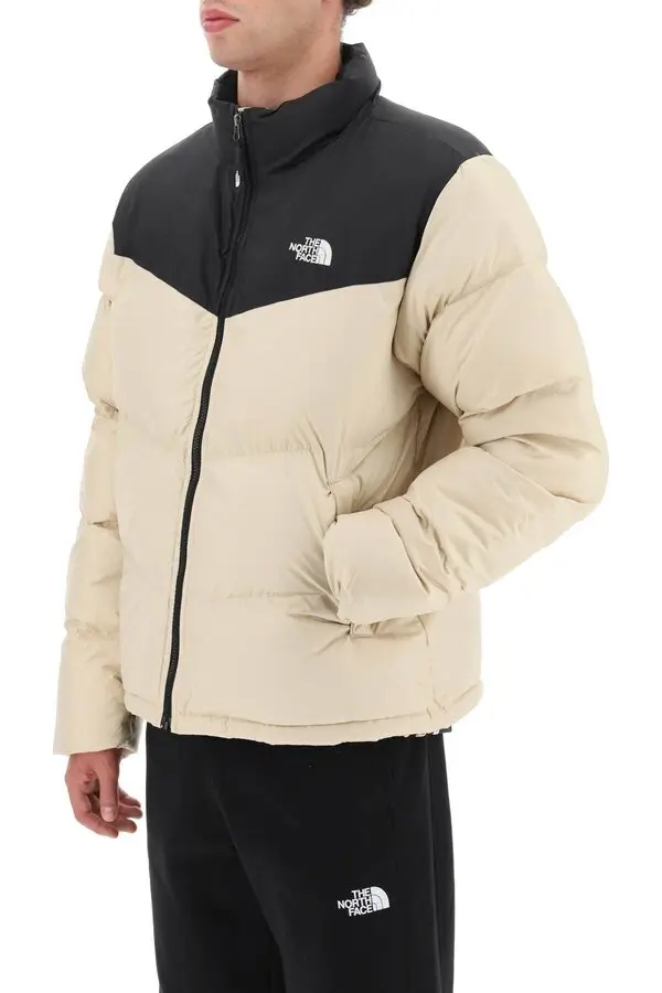 The North Face Saikuru Short Puffer Jacket - Beige