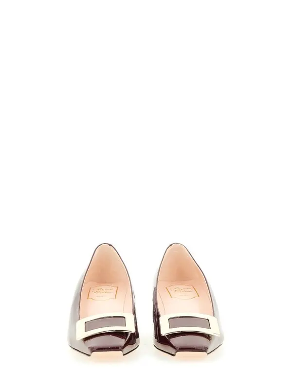 ROGER VIVIER Belle Vivier Pumps - Bordeaux