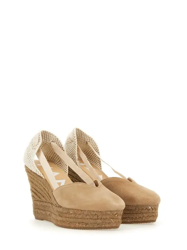 Manebí Wedge Espadrilles - Beige