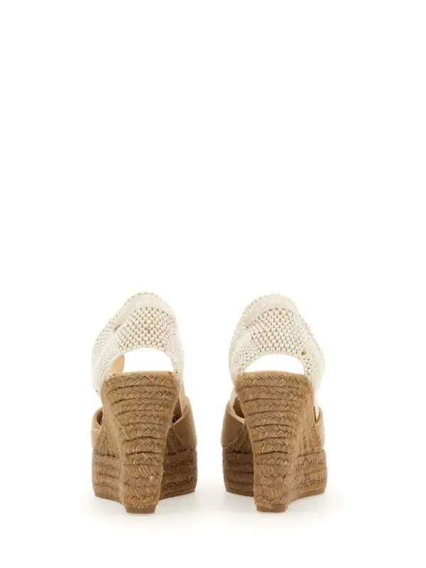 Manebí Wedge Espadrilles - Beige