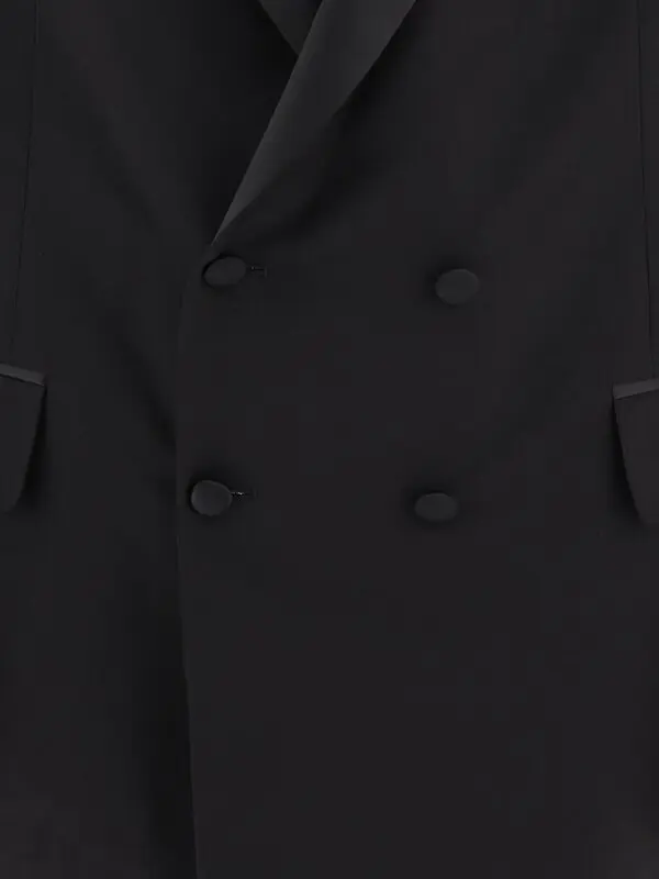 BODE Double Breasted Tuxedo Blazer