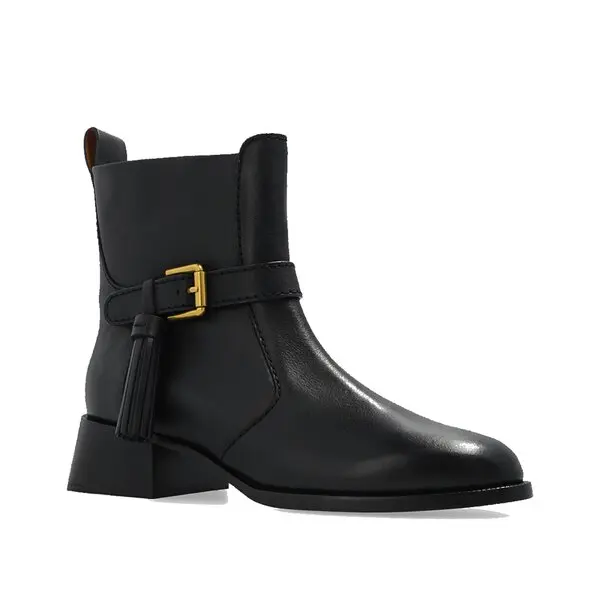 See By Chloé Lory Leather Ankle Boots