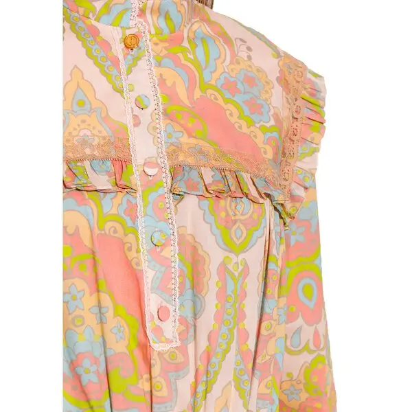 Gucci Fiorito Floral Dress - Pink