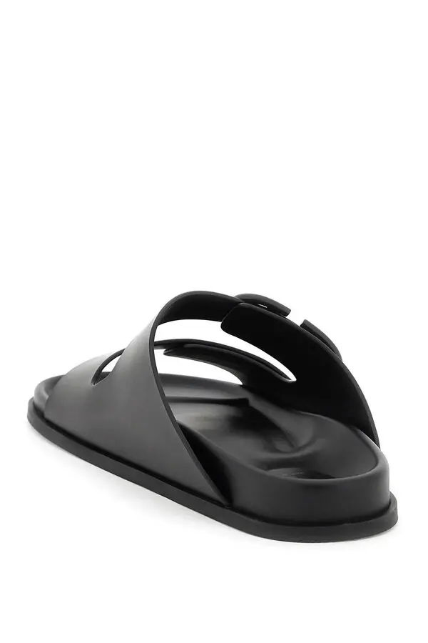 Valentino Garavani Vlogo Leather Slides