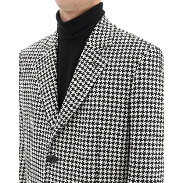 Alexander McQueen Pied De Poule Wool Coat