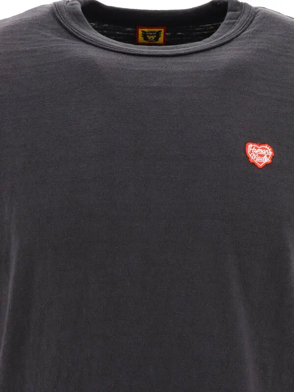 Human Made Heart Badge T Shirt - Black | Editorialist