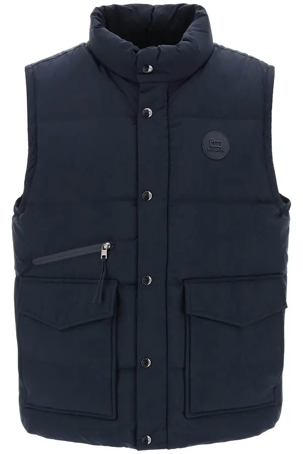 Woolrich Aleutian Down Vest - Blue | Editorialist