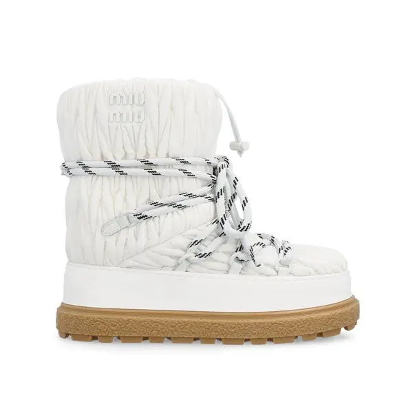 Miu Miu Quilted Recycled Nylon Ski Boots