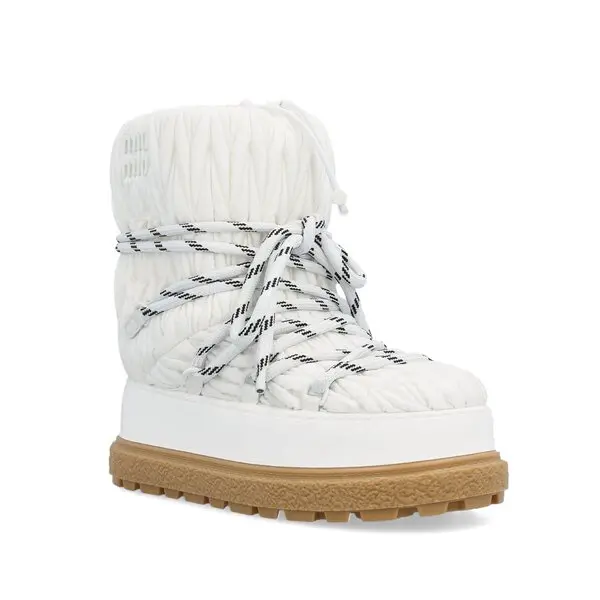 Miu Miu Quilted Recycled Nylon Ski Boots