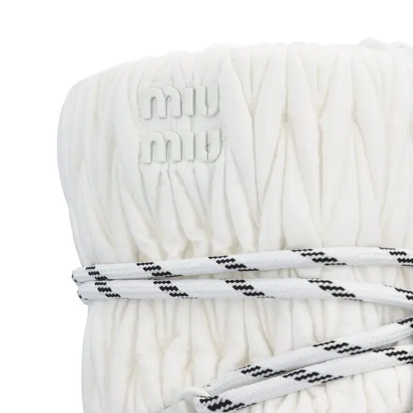 Miu Miu Quilted Recycled Nylon Ski Boots