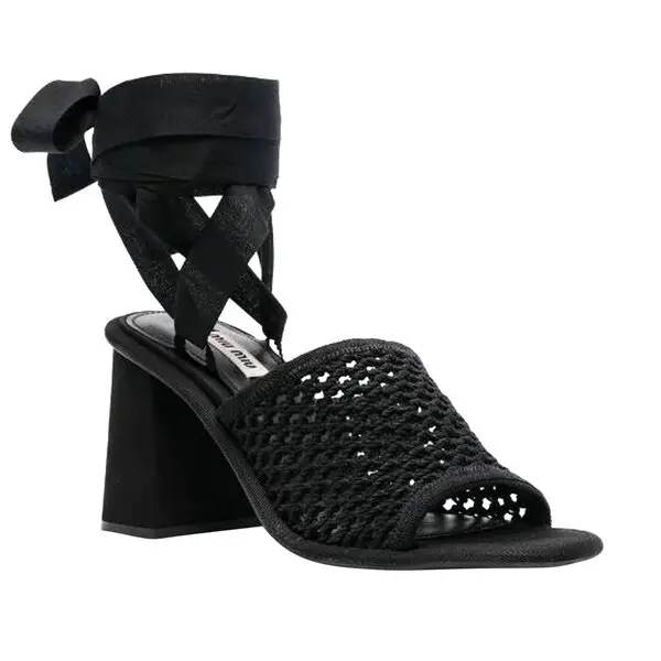 Miu Miu Macrame Sandals