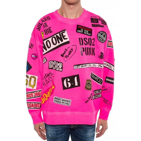 Dsquared2 Cotton Sweatshirt - Pink