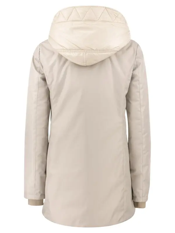 FAY Toggle Coat - Ice/beige