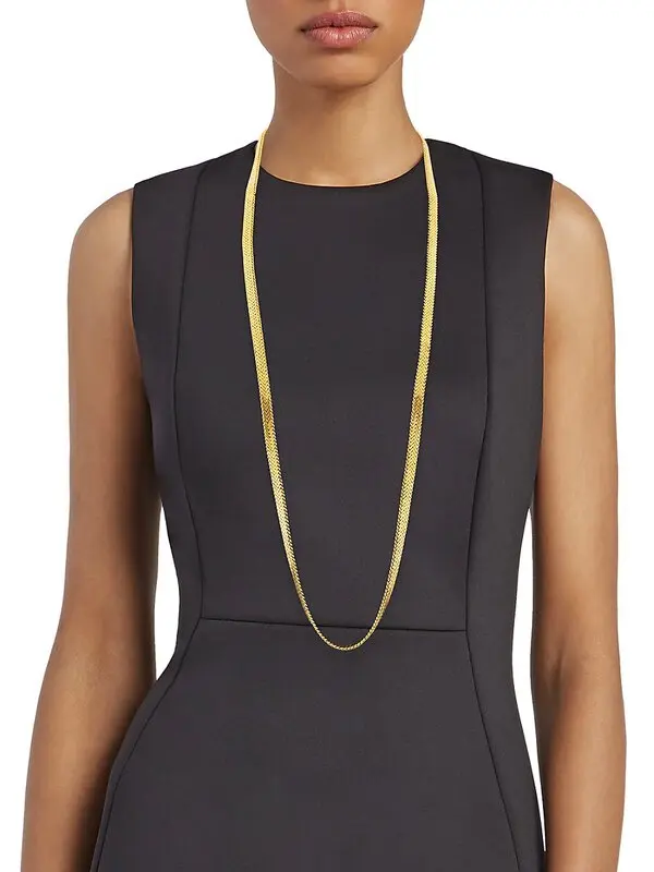 Sylvia Toledano 22k Gold-plated Snake Chain Necklace