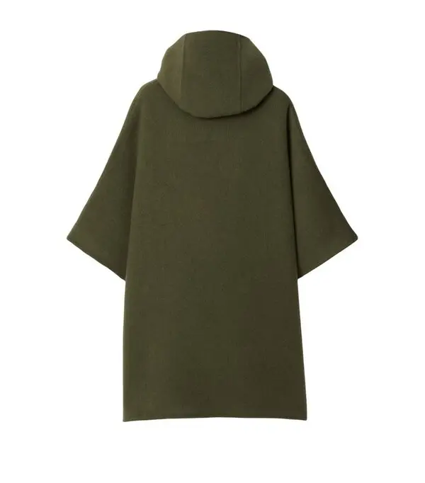Burberry Cashmere Reversible Hooded Cape
