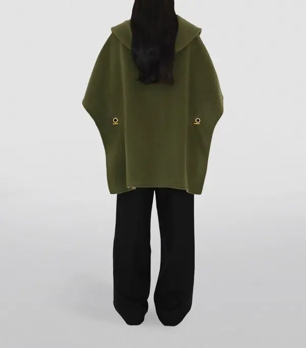 Burberry Cashmere Reversible Hooded Cape