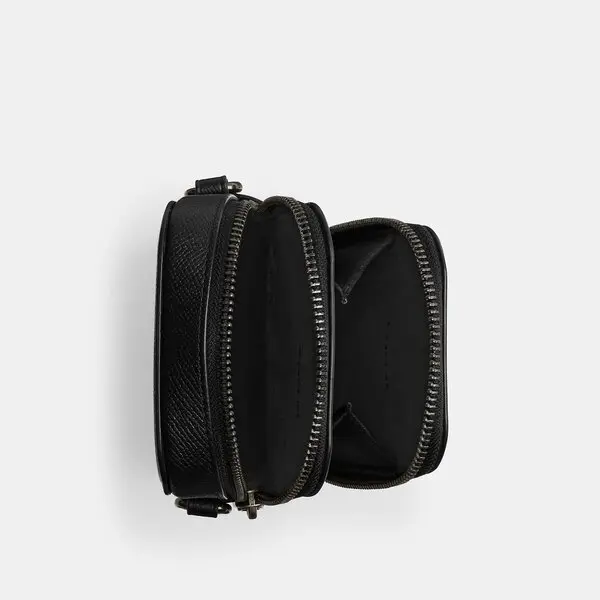 COACH Crossgrain Leather Phone Crossbody