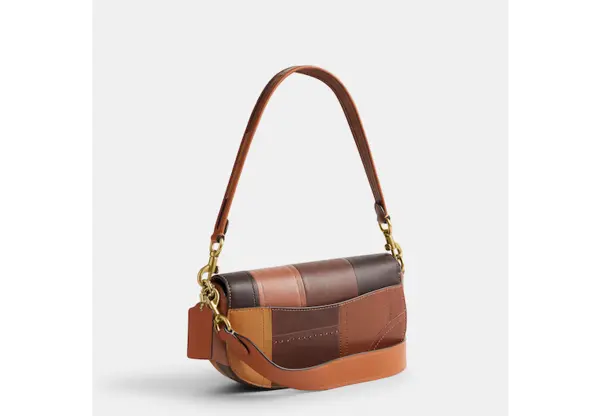 Coach Harley Shoulder Bag 23 In Patchwork - Brass/Multi | Editorialist