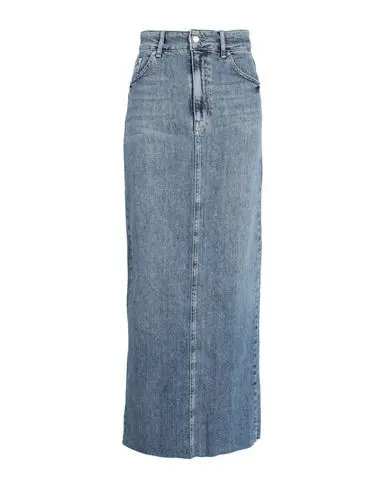Topshop Denim Maxi Skirt