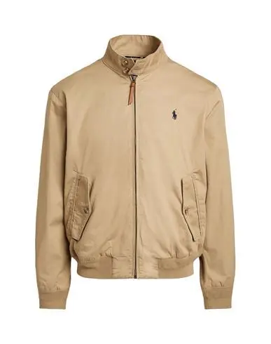 Polo Ralph Lauren Harrington Jacket In Cotton - Beige