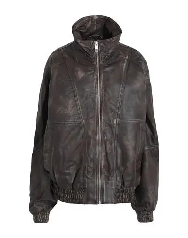 Topshop Dark Sheepskin Jacket