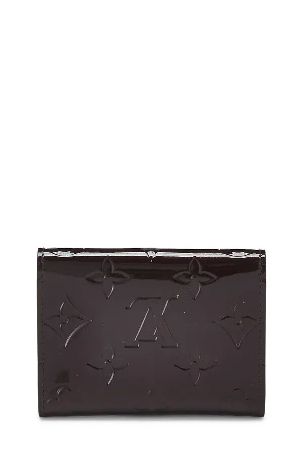 LOUIS VUITTON Amarante Monogram Vernis Business Card Holder
