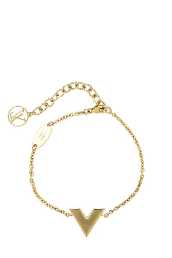 LOUIS VUITTON Essential V Bracelet - Gold