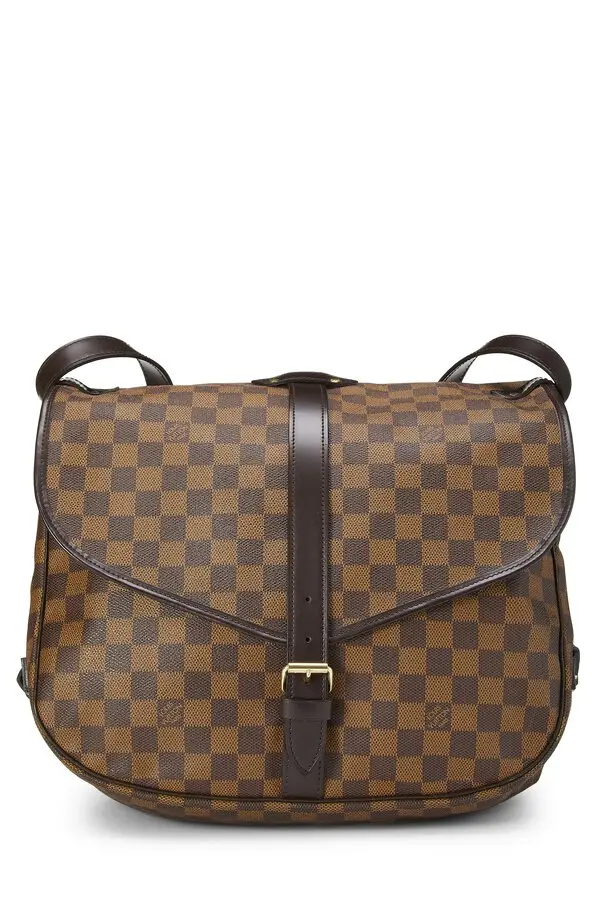 LOUIS VUITTON Damier Ebene Saumur 35