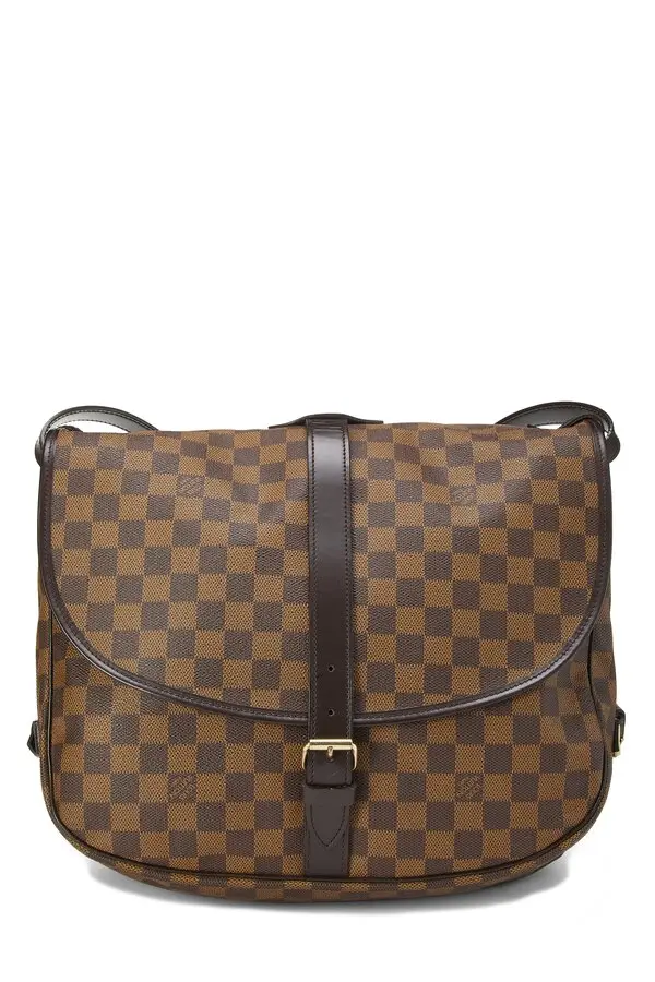 LOUIS VUITTON Damier Ebene Saumur 35