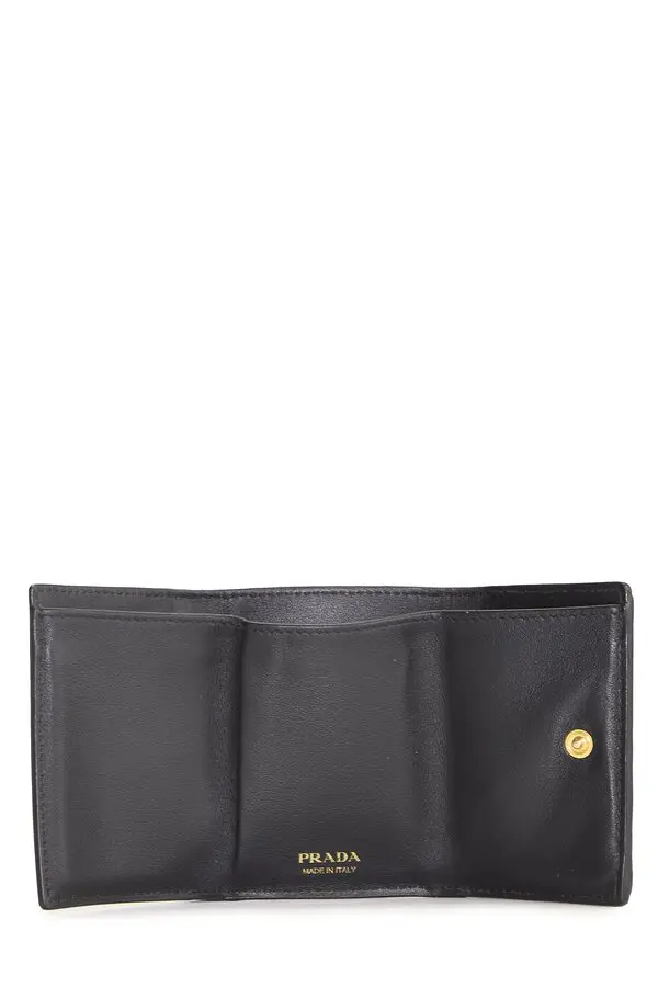 Prada Vitello Move Compact Wallet