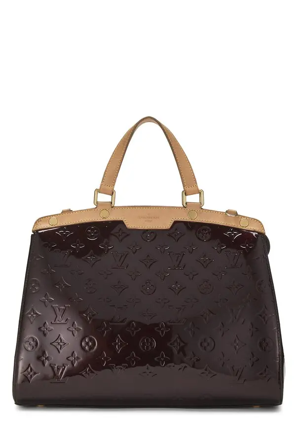 LOUIS VUITTON Amarante Monogram Vernis Brea - Red