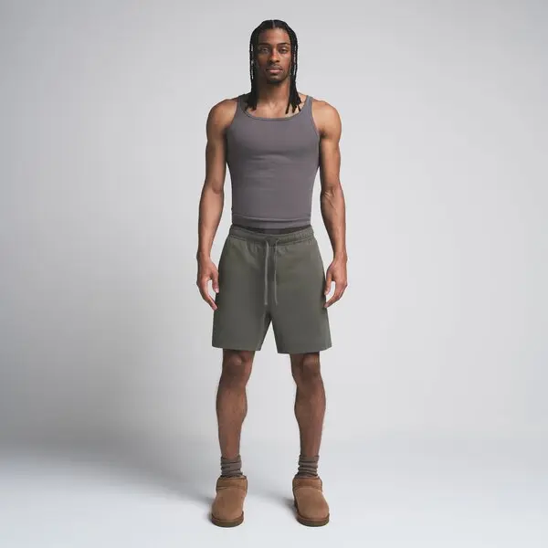 SKIMS Relaxed Jersey Lounge Short - Basil