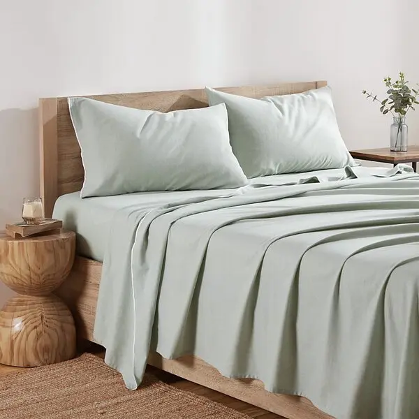 Dkny Pure Washed Sheet Set, King - Sage