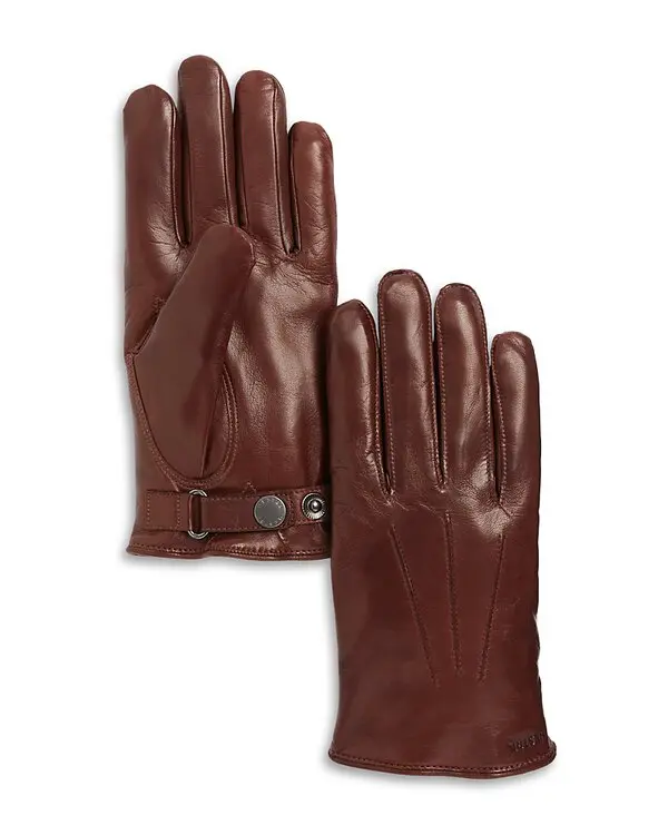 HESTRA Nelson Leather Gloves - Chestnut