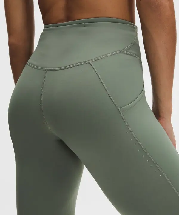Lululemon Fast And Free High-rise Thermal Tight 28 - Willow Leaf