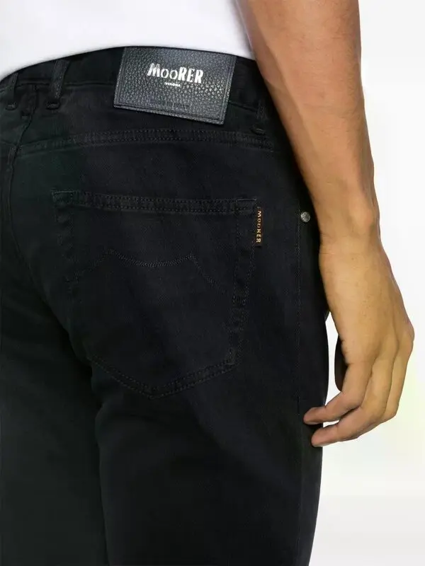 MOORER Mid-rise Straight-leg Jeans