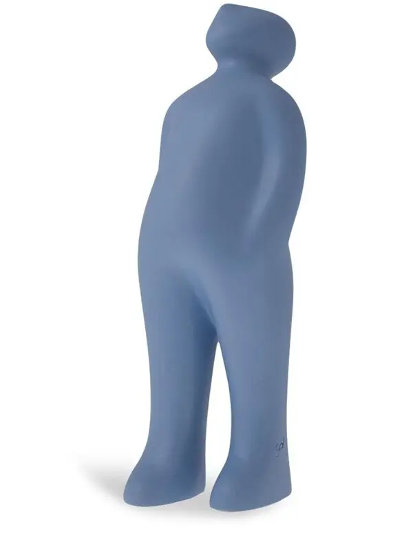 GARDECO Large The Visitor Ceramic Figurine - Blue