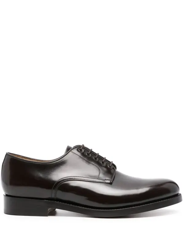 FURSAC Leather Derby Shoes - Brown