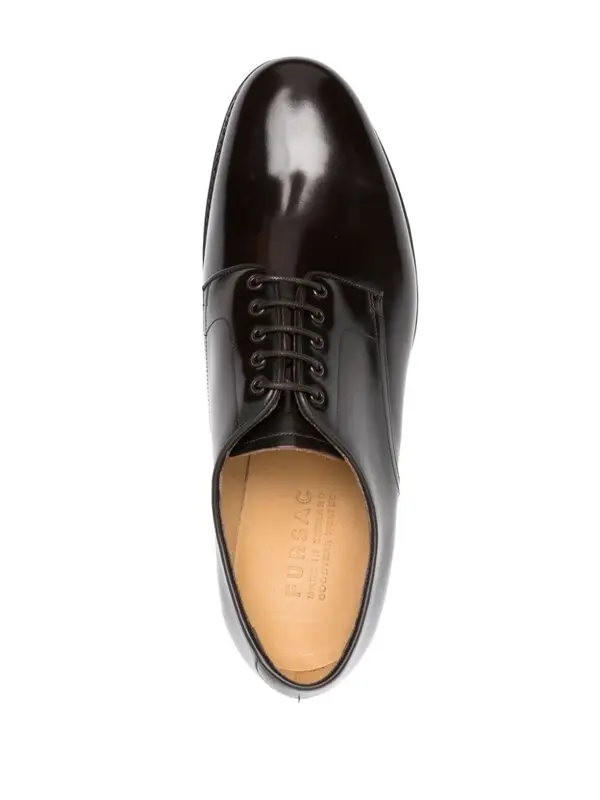 FURSAC Leather Derby Shoes - Brown