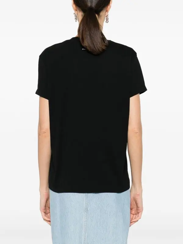 Stella McCartney Lovestruck" Logo T-shirt - Black