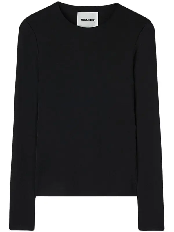 JIL SANDER Long-sleeve T-shirt - Black