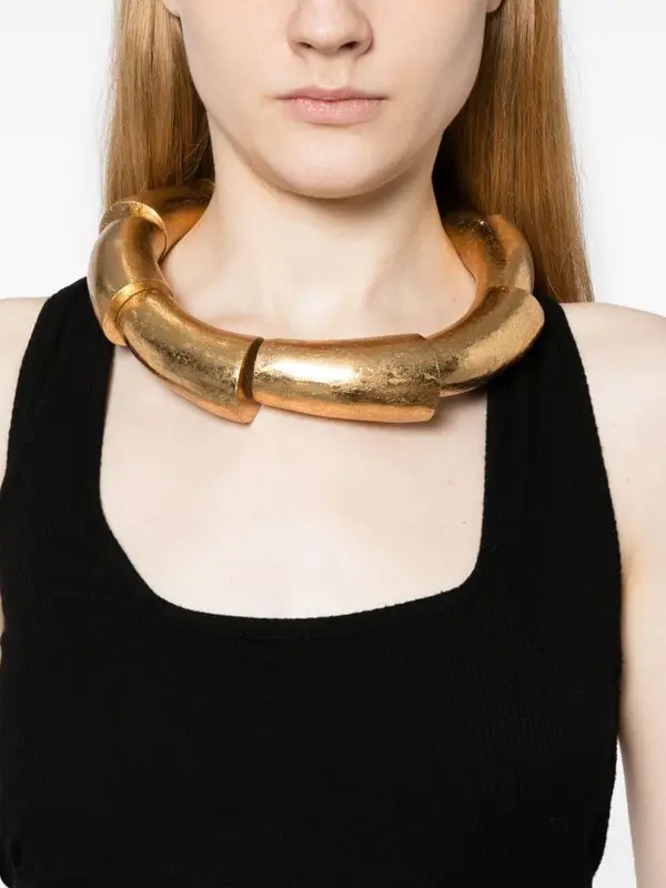 MONIES Orchid Wooden Necklace